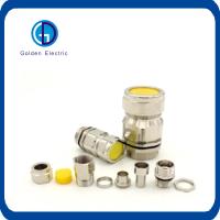 China IP66 IP68 Explosion-Proof Metal Cable Gland with Nickel Plated Brass Customizable Sizes for sale