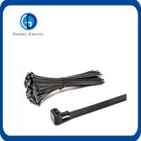 China 100 Pack of Black CE UL Nylon Zip Ties Strong and 80mm-1220mm Length 1.8mm-9mm Width for sale