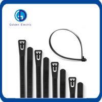 China 100 Pack of Black CE UL Nylon Zip Ties Strong and 80mm-1220mm Length 1.8mm-9mm Width for sale