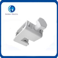 China 4-35mm2 Cable Connection Clip C Type Stainless Steel Busbar Clamps System Wire Clips 115A 10.5mm X 11mm for sale