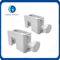 China 4-35mm2 Cable Connection Clip C Type Stainless Steel Busbar Clamps System Wire Clips 115A 10.5mm X 11mm for sale
