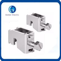 China 175A Busbar System Clamp for Flat Copper Busbar 5mm/10mm and Opening Dimension 14*14mm for sale