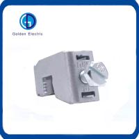 China 175A Busbar System Clamp for Flat Copper Busbar 5mm/10mm and Opening Dimension 14*14mm for sale