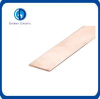 China Pure Copper Electrical Bus Bar with Tmy Standard and Punching Processing Service for sale