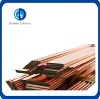 China Pure Copper Electrical Bus Bar with Tmy Standard and Punching Processing Service for sale