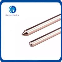China High Voltage Copper-Bonded Steel Ground Earthing Rods for Secure Electrical Grounding for sale