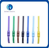China Custom Logo Printed Fire Rating 94V2 PA66 Nylon 66 Double Locking Cable Ties Zip Ties for sale