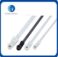 China Push Fit Mountable Head Cable Tie with Round Head Different Sizes and Specifications Nylon for sale