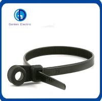 China Push Fit Mountable Head Cable Tie with Round Head Different Sizes and Specifications Nylon for sale