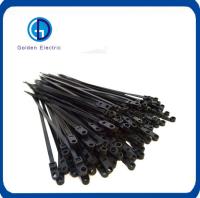 China Push Fit Mountable Head Cable Tie with Round Head Different Sizes and Specifications Nylon for sale