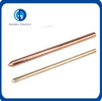 China 12.7-25mm Electrical Earthing Solid Copper and Stainless Steel Rod Busbar Standard mm for sale