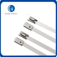 China High Tensile Strength Stainless Steel Cable Tie-Ball Lock Type for Customization for sale
