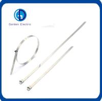 China Type Eco Friendly Stainless Steel Cable Tie with Self-Locking and CE Certification for sale