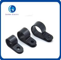 China Fire-Proof Level 94V-2 Plastic Nylon R Type Cable Clamp 6.35-7.9mm Cable Holder Clip for sale