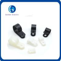 China Fire-Proof Level 94V-2 Plastic Nylon R Type Cable Clamp 6.35-7.9mm Cable Holder Clip for sale