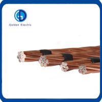 China Round Wire Copper Clad Steel Ground Wire for Earthing 16mm2 25mm2 35mm2 50mm2 70mm2 for sale