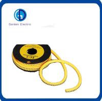 China Guaranteed Yellow PVC Cable Marker for Different Sizes and Specifications Top Sale for sale