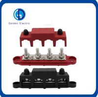 China Marine Electric Busbar Terminal Block 250AMP Bus Bar Copper with Cover and Customization for sale