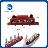 China Marine Electric Busbar Terminal Block 250AMP Bus Bar Copper with Cover and Customization for sale