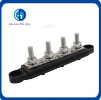 China Marine Electric Busbar Terminal Block 250AMP Bus Bar Copper with Cover and Customization for sale