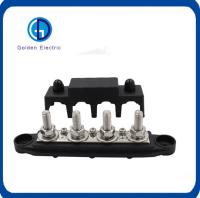 China Marine Electric Busbar Terminal Block 250AMP Bus Bar Copper with Cover and Customization for sale