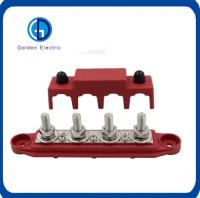 China Marine Electric Busbar Terminal Block 250AMP Bus Bar Copper with Cover and Customization for sale