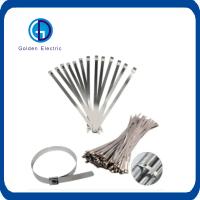 China Customized Color Stainless Steel Cable Tie Self Locking With Heat Resistant for sale