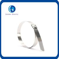 China Customized Color Stainless Steel Cable Tie Self Locking With Heat Resistant for sale