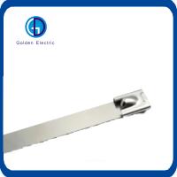 China Customized Color Stainless Steel Cable Tie Self Locking With Heat Resistant for sale