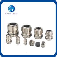 China Metal IP68 EMC Cable Glands Brass Nickel Plated With High Temperature Resistance for sale