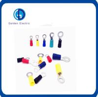 China Insulated Terminal Ring Copper Connectors for Crimping Auto Electrical Wires 2-22 AWG for sale