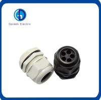 China Greaseproof 3 Holes Nylon Cable Gland Thread Type With Different Sizes for sale