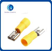 China FDD1.25-250 Female Quick Disconnects Vinyl Insulated Crimp Female Disconnectors Terminal for sale