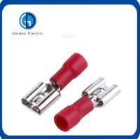 China FDD1.25-250 Female Quick Disconnects Vinyl Insulated Crimp Female Disconnectors Terminal for sale