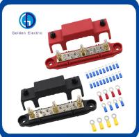 China Brass Bus Bar 1/4 prime prime Post Distribution Block with CE RoHS Certificate for sale
