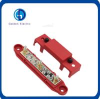 China Brass Bus Bar 1/4 prime prime Post Distribution Block with CE RoHS Certificate for sale