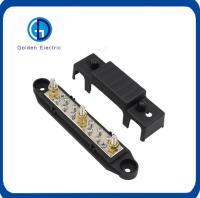 China Brass Bus Bar 1/4 prime prime Post Distribution Block with CE RoHS Certificate for sale