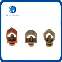 China Brass Earth a Clamp Electric Grounding Earth Conductor Rod Clamps for Different Sizes for sale