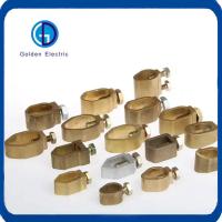 China Brass Grounding Rod Earthing Clamp for Direct Earthing Method Electrical Line Fittings for sale