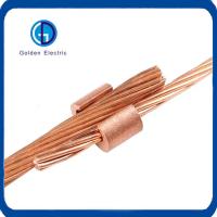 China Lightning Protection Earthing Copper C Type Clamps for Electric Cable Grounding Joint for sale