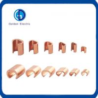 China Lightning Protection and Customization Electrical Cable Earthing Copper C Clamp for sale