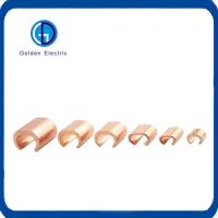 China Lightning Protection and Customization Electrical Cable Earthing Copper C Clamp for sale