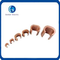 China Lightning Protection and Customization Electrical Cable Earthing Copper C Clamp for sale