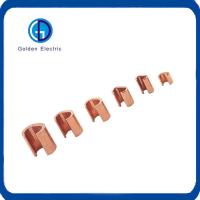 China C-Type Clamp Crimp Connector for Earthing Protection Copper C Clamp Grounding System for sale