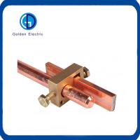 China High Voltage Transmission Line Brass Grounding Clamp for Grounding System on 25X3mm for sale
