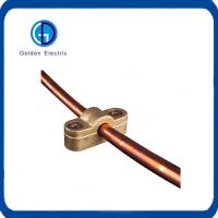 China High Voltage Transmission Line Brass Grounding Clamp for Grounding System on 25X3mm for sale