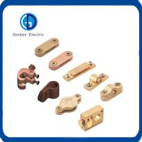 China High Voltage Transmission Line Brass Grounding Clamp for Grounding System on 25X3mm for sale