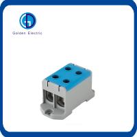 China High Current 2p/4p Terminal Block for Power Distribution DIN Rail Mounting 750V 800V for sale