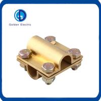 China 95mm2 Brass Copper Tape Clamp Corrosion Resistant For Safety Protection for sale