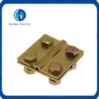 China 50mm2 Earth Tape Clamps Wire To Wire Connector High Flexibility For Ground Rod System for sale